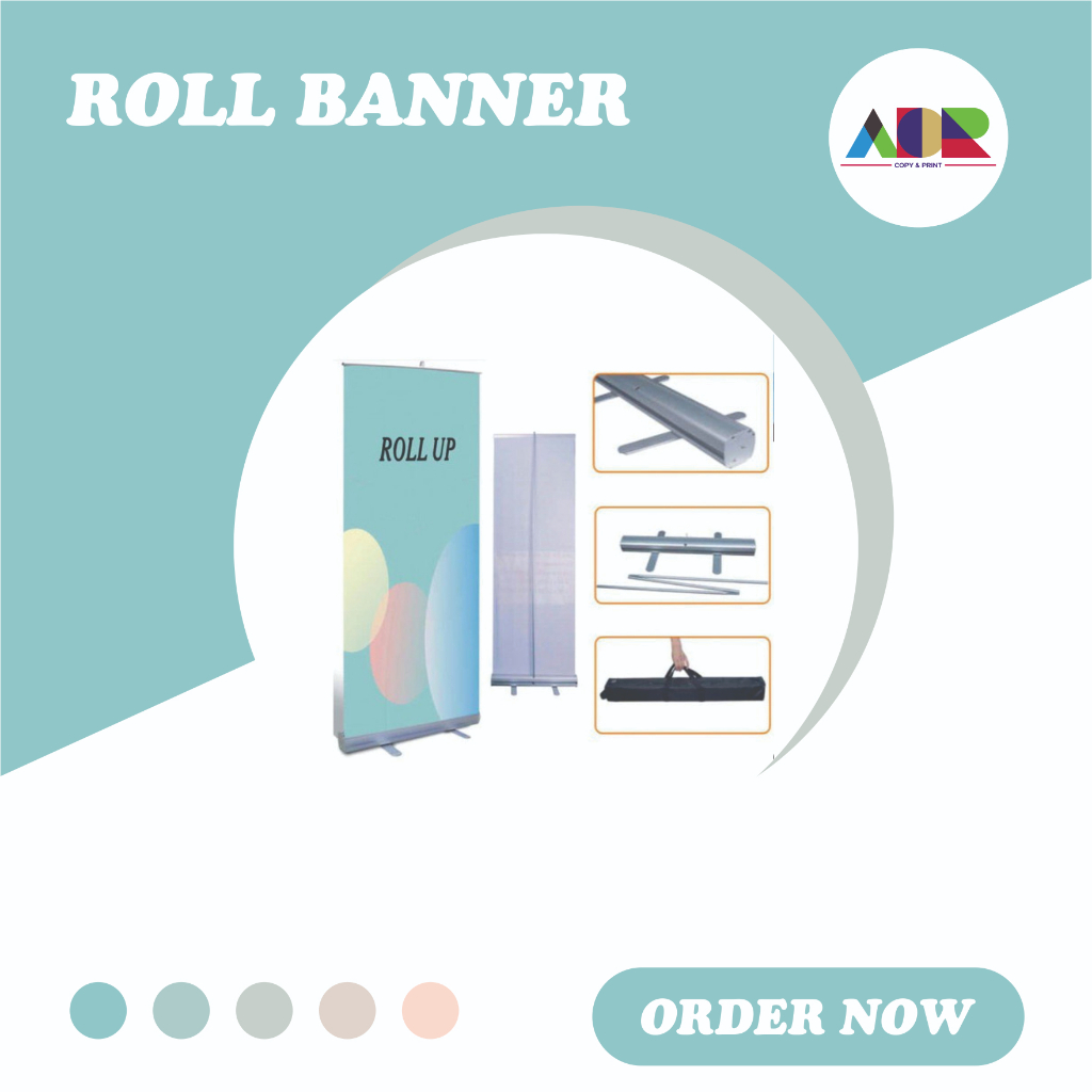 Jual Cetak Roll Banner Murah | Print Roll Banner 60 x 160 | Roll Banner ...