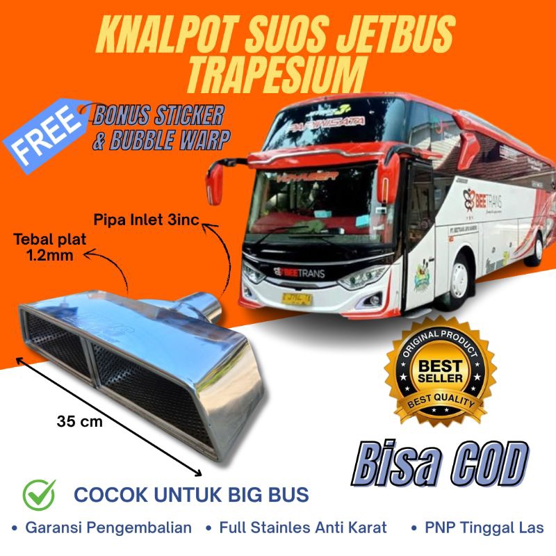 Jual RENS knalpot suos jetbus Voyager SHD Big Bus,Medium bus,elf ...