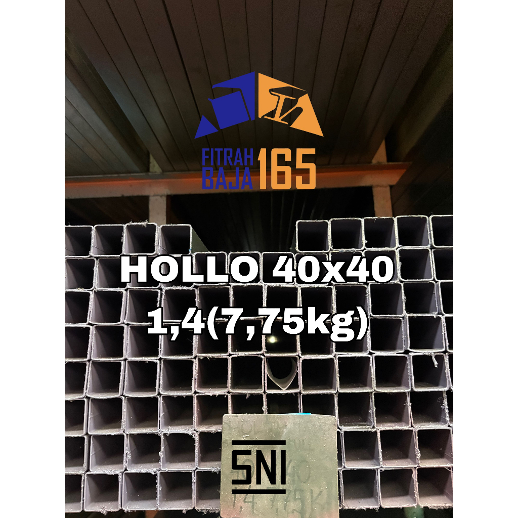 Jual Besi Holo / Hollow Hitam Ukuran 40x40 | Shopee Indonesia