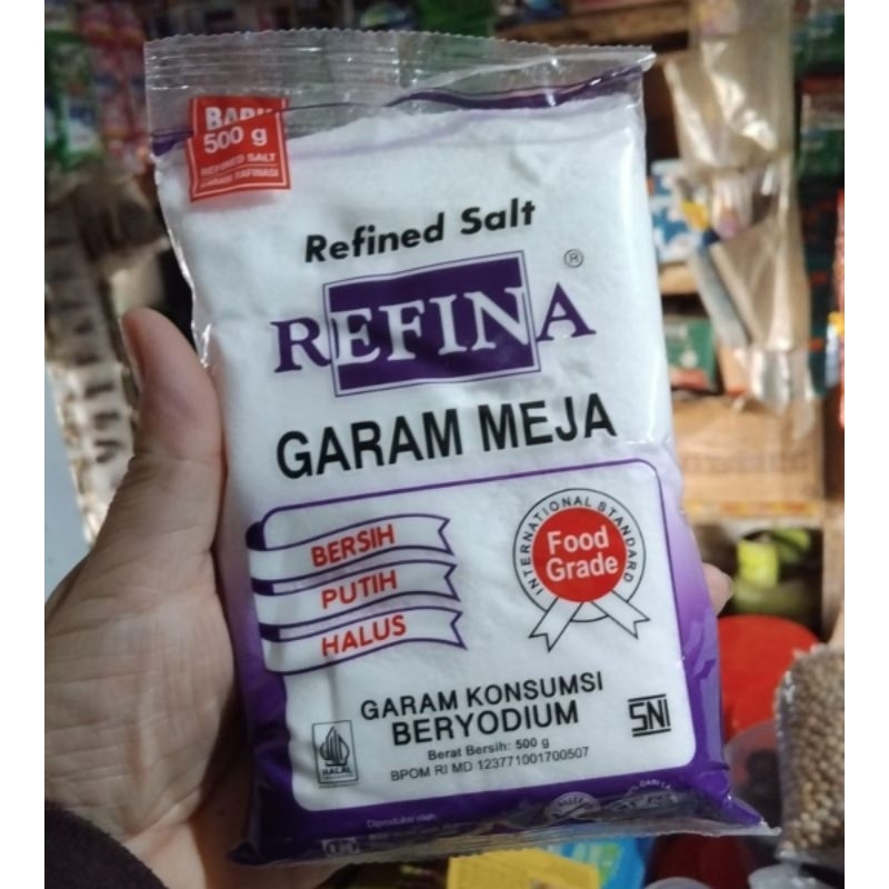 Jual Refina garam meja, garam konsumsi beryodium, garam masak, garam ...