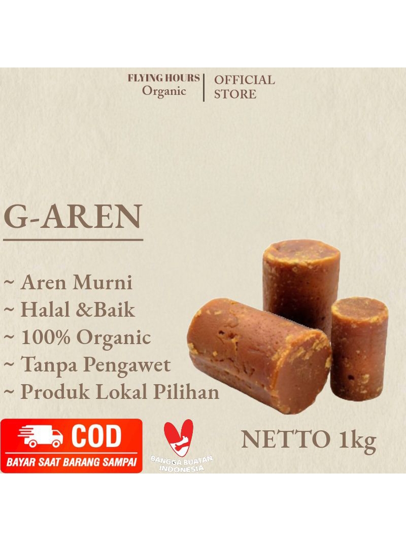 Jual Gula Aren Asli 100% 1 kg - Gula Merah Kemasan Daun Kering Jampang ...