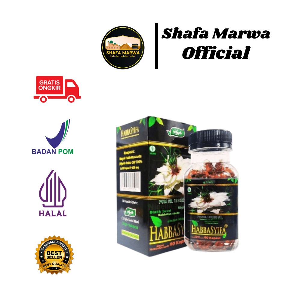 Jual HabbaSyifa 90 Kapsul | Ekstrak Habbatussauda | Jintan Hitam | Obat ...