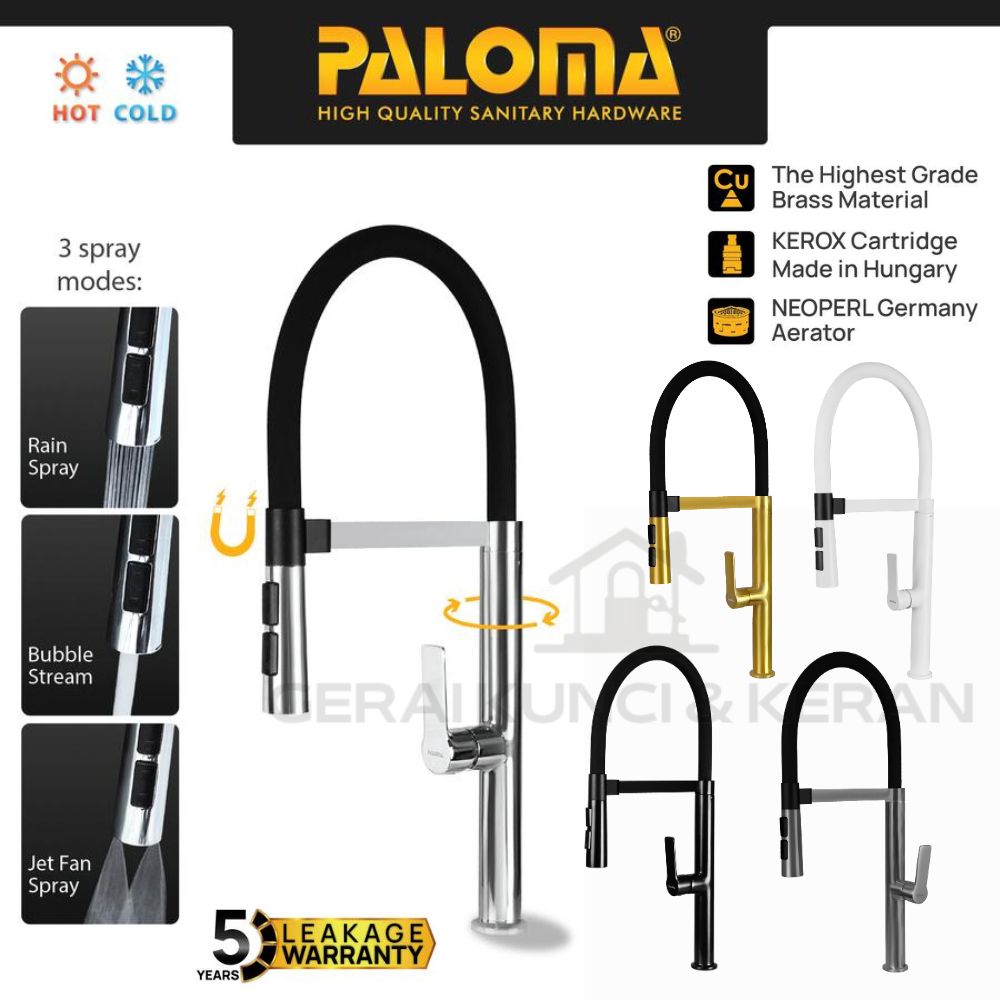 Jual PALOMA Keran Dapur Cuci Piring Fleksibel Magnetik Kran Air Sink ...