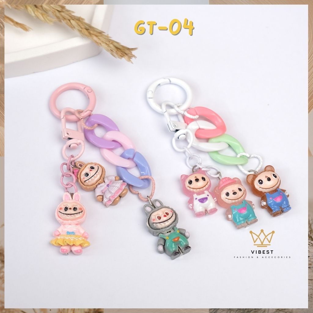 Jual Keychain Labubu Gantungan Kunci Tas Labubu Simple || BAG CARM ...