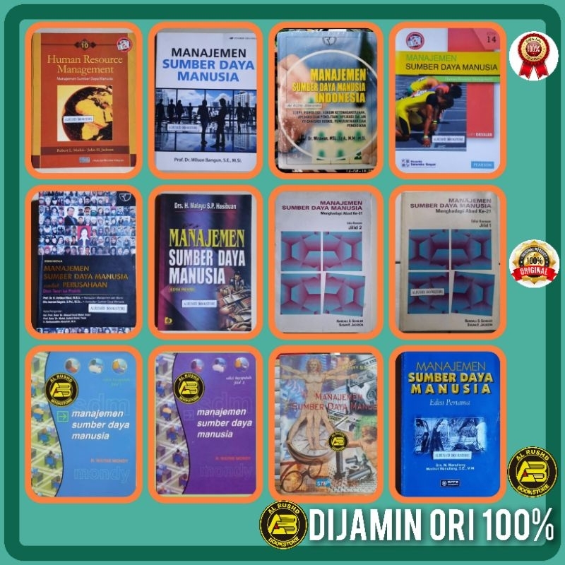 Jual (ORI 100%) Seri Buku Manajemen Sumber Daya Manusia (Perusahaan) Garry Desler, Robert L ...