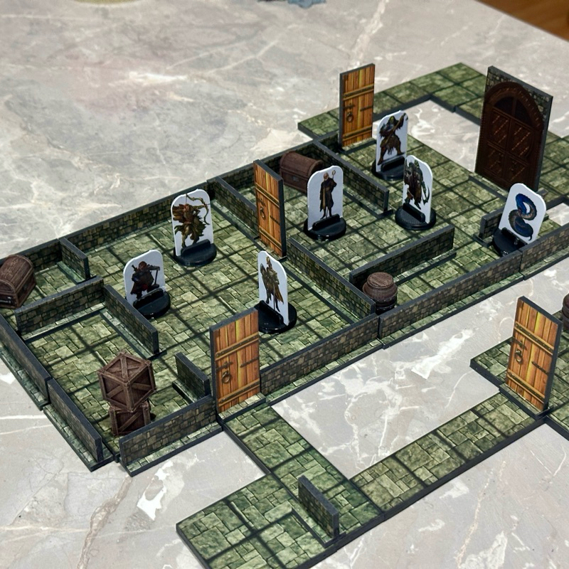 Jual Dungeons and Dragons 2.5D Modular Door Set Tabletop RPG Board Game ...
