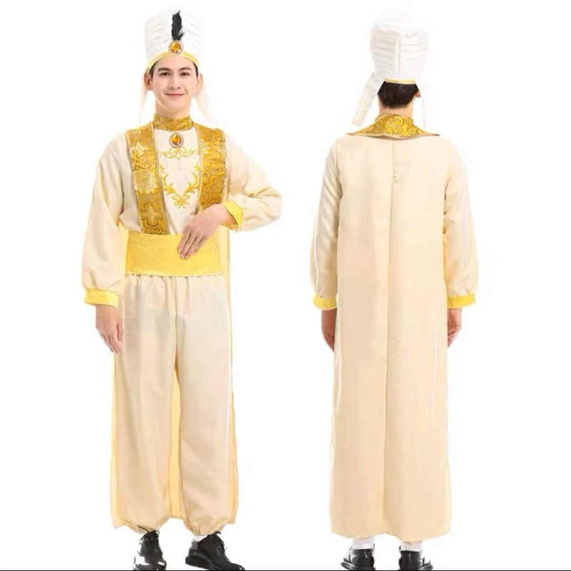 Jual arabian indian aladdin king man adult costume halloween | kostum ...