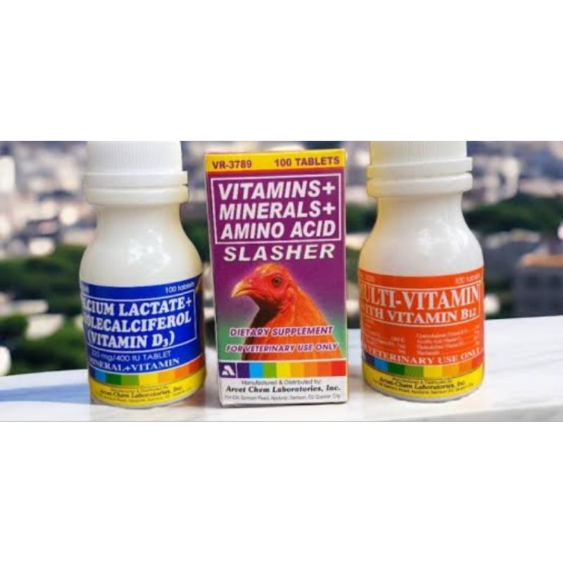 Jual CALCIUM LACTATE PLUS MULTIVITAMIN PLUS SLASHER PENAMBAH STAMINA ...