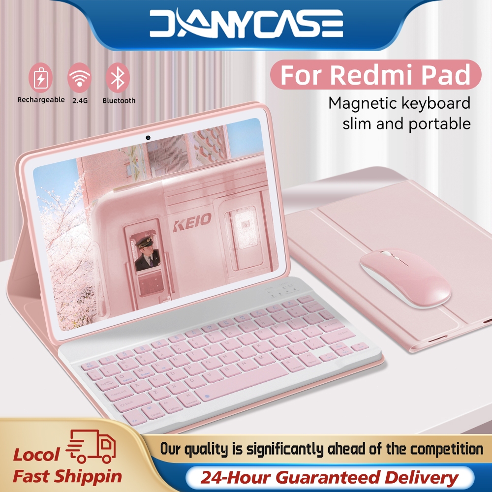 Jual DANYCASE Magnetic Bluetooth Keyboard Case for Redmi Pad 2 Redmi ...