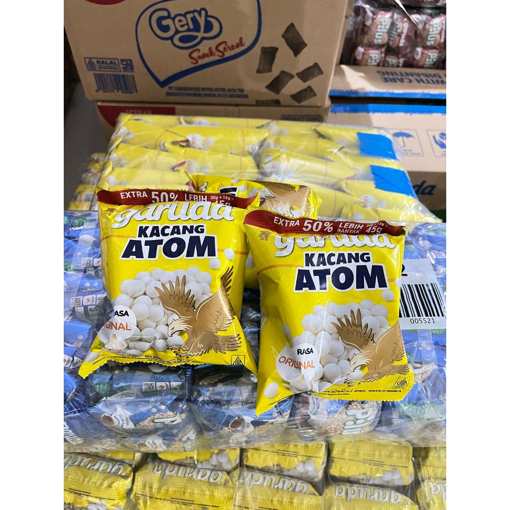 Jual [450gr] S157 | [AJTSP – PACK] GARUDA KACANG ATOM ORIGINAL 45 GRAM ...