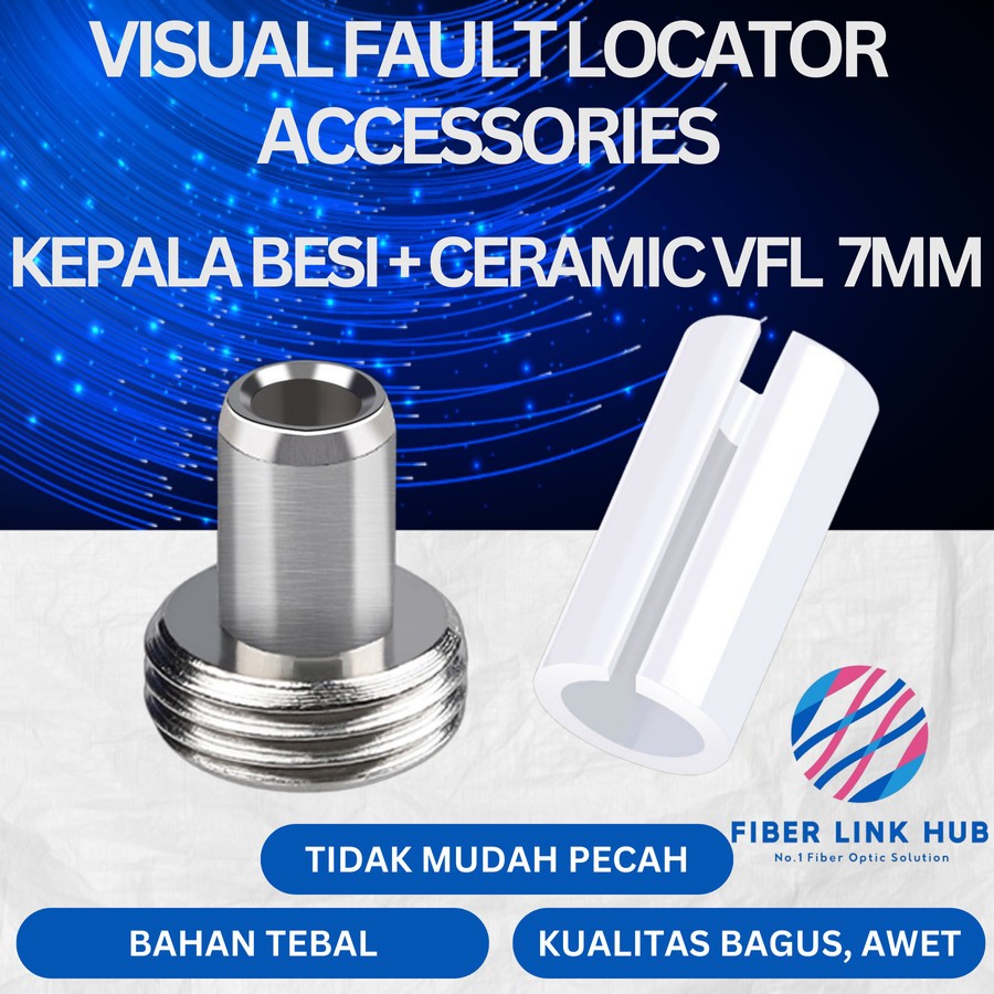 Jual Komponen VFL Senter Fiber Optic / Laser FO Kepala Besi VFL Ceramic ...