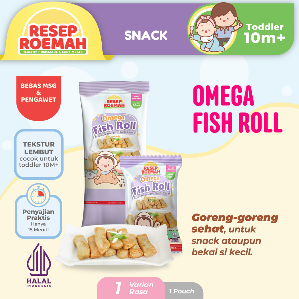 Jual Resep Roemah Omega Fish Roll / Otak-otak Ikan Ekor Kuning Omega ...