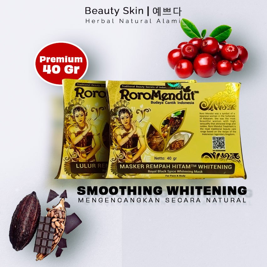 Jual Whitening Scrub Masker Organik Pencerah Wajah Herbal Glowing 40gr ...