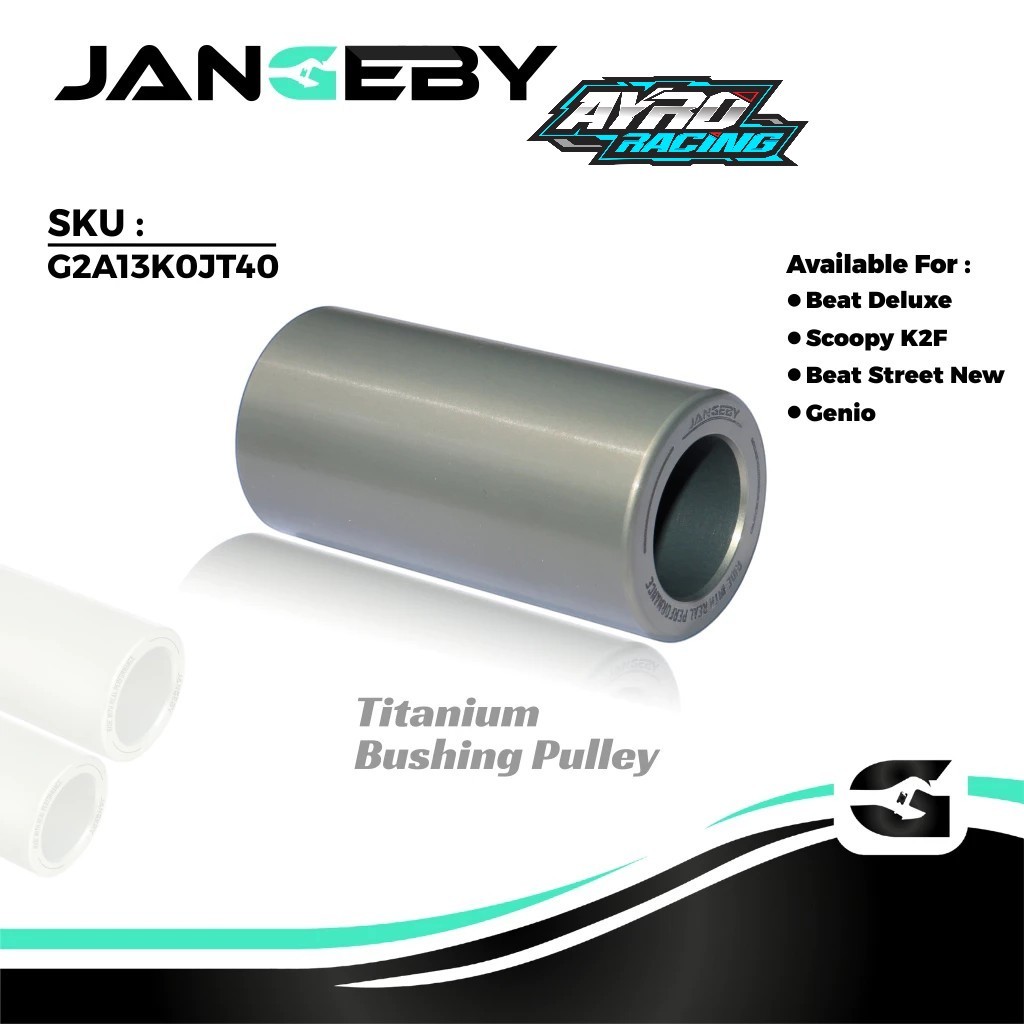 Jual Titanium Bushing Pulley Jangeby Beat Deluxe Genio Scoopy K2F Neat ...