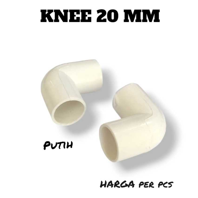 Jual Knee / Keni / Elbow / L Pipa Conduit Konduit 20 MM ( Harga Per PCS ...