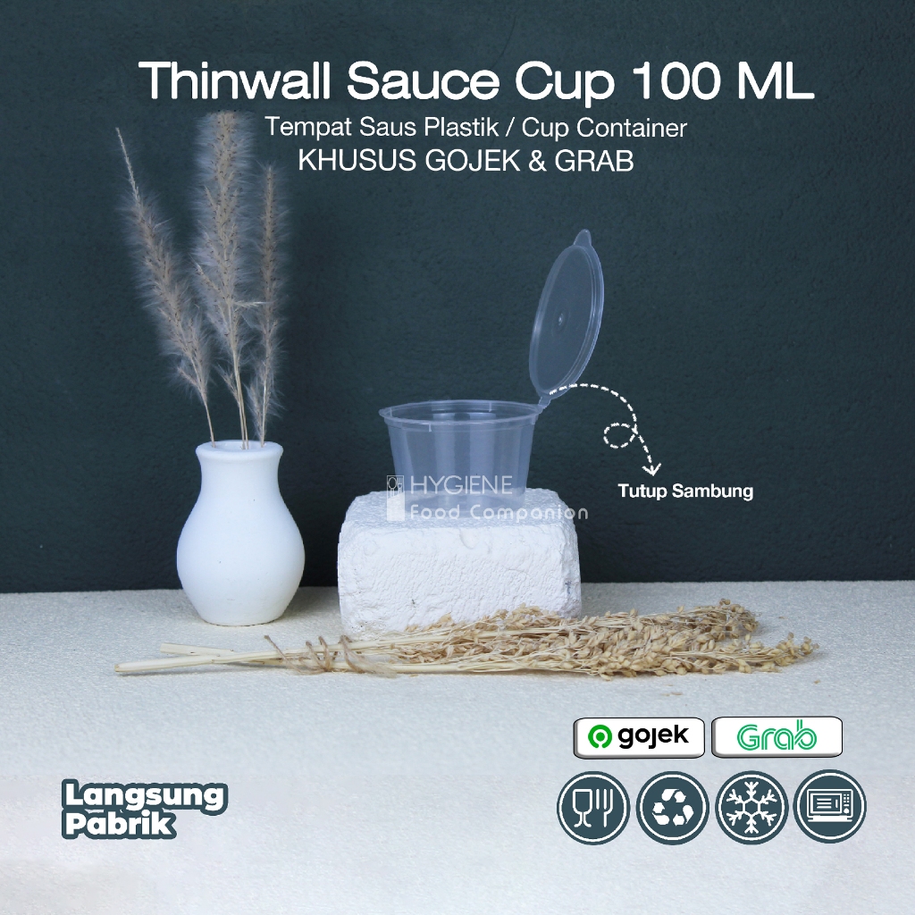 Jual Tempat Cup Puding 100ml Container - Thinwall Cup Puding 100ml ...