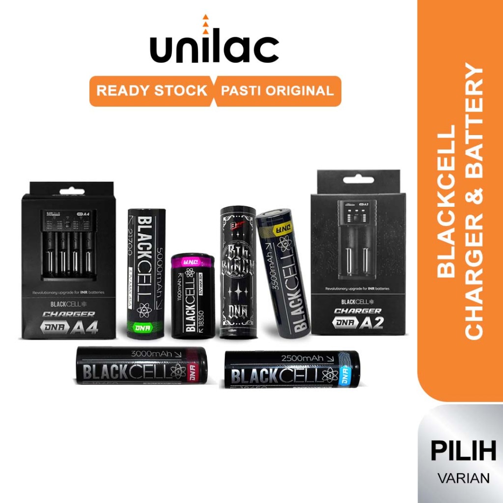 Jual Authentic Baterai 18650 Blackcell DNA 2500mAh | 3000mAh | 3500mAh ...