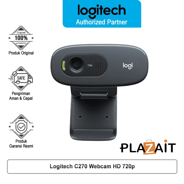 Jual Logitech C270 Webcam HD 720p untuk Windows, Mac OS & Chrome OS ...