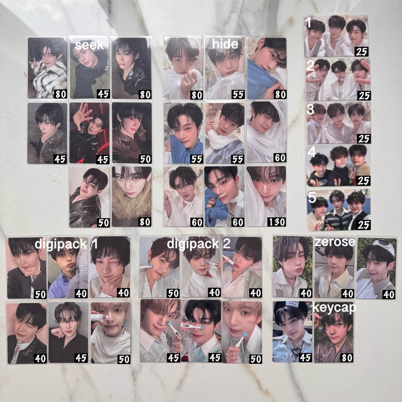 Jual [READY] PHOTOCARD ZB1 ZEROBASEONE BLUE PARADISE ALBUM HIDE SEEK ...