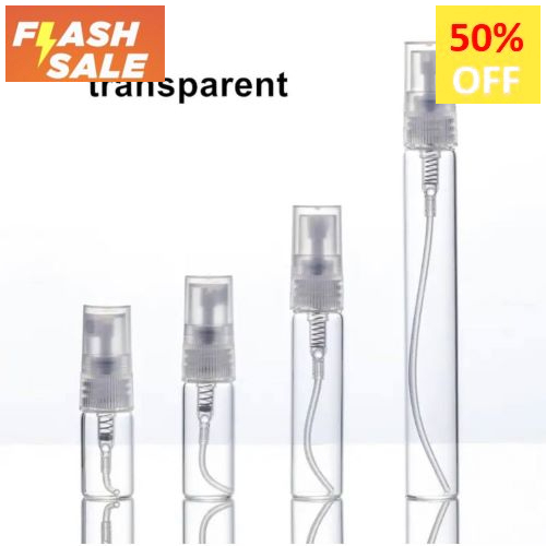 Jual TJ 15ml Botol Spray Tutup BENING Mini Kaca Refill Decant Travel ...