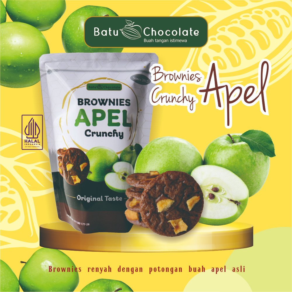 Jual Batu Chocolate - Brownies Apple Crunchy " Batu Chocolate " Oleh ...