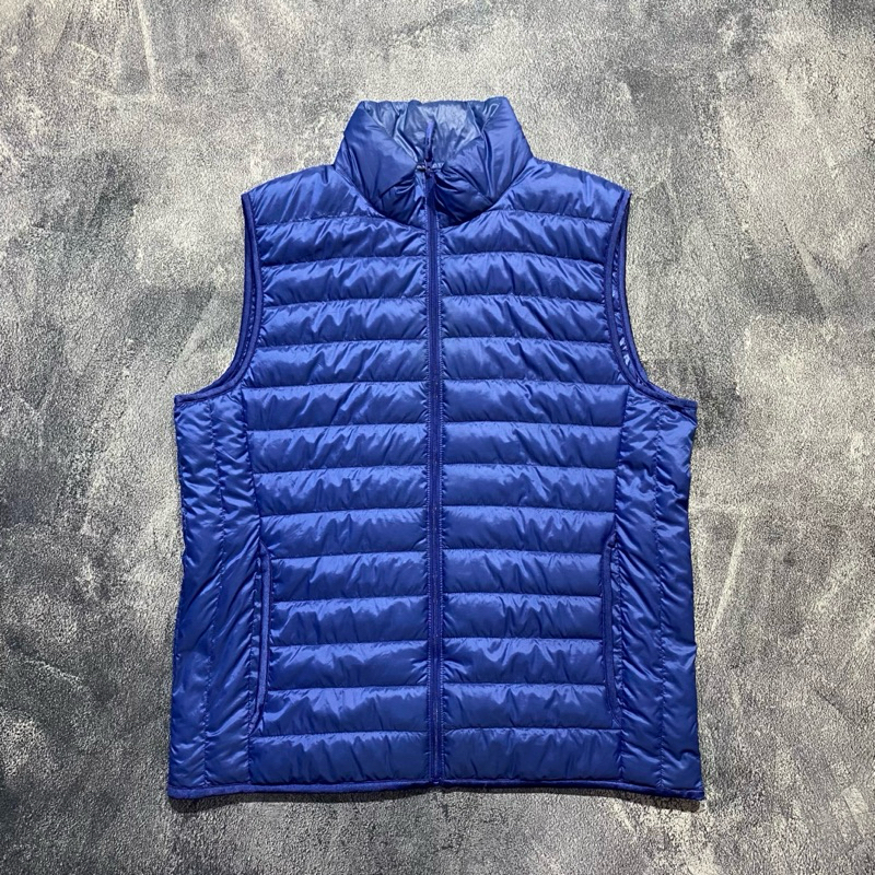 Jual rompi bulang Uniqlo blue | Shopee Indonesia