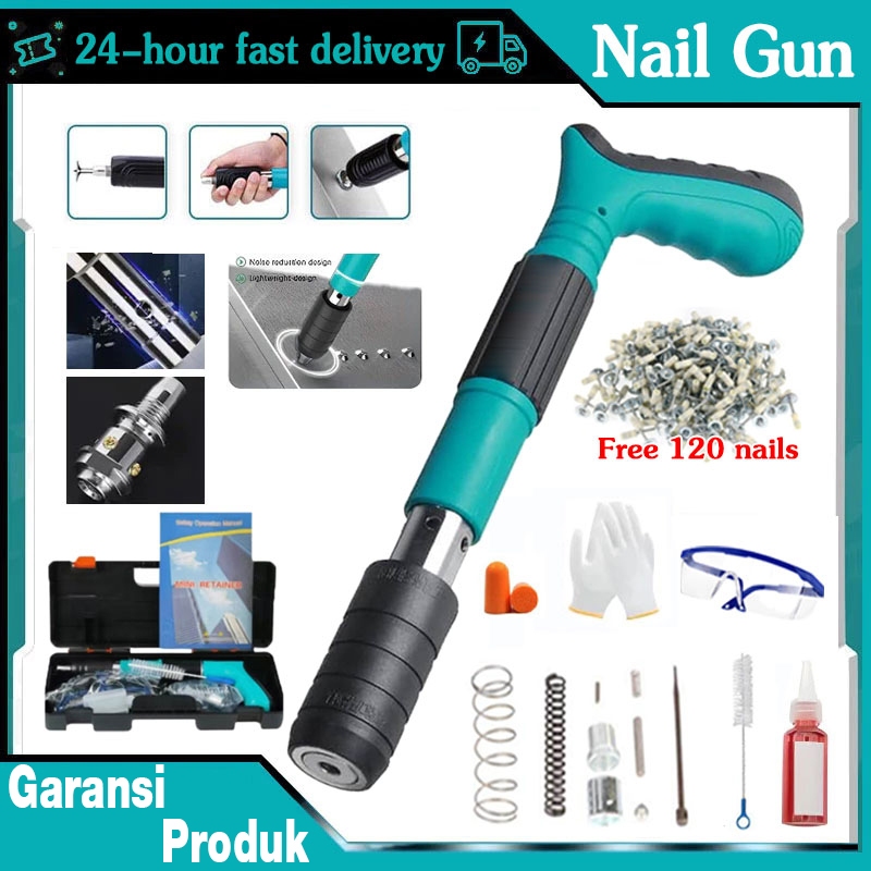 Jual Nail Gun Pistol Paku/Mesin Paku Beton/Pistol Pengencang/Alat ...