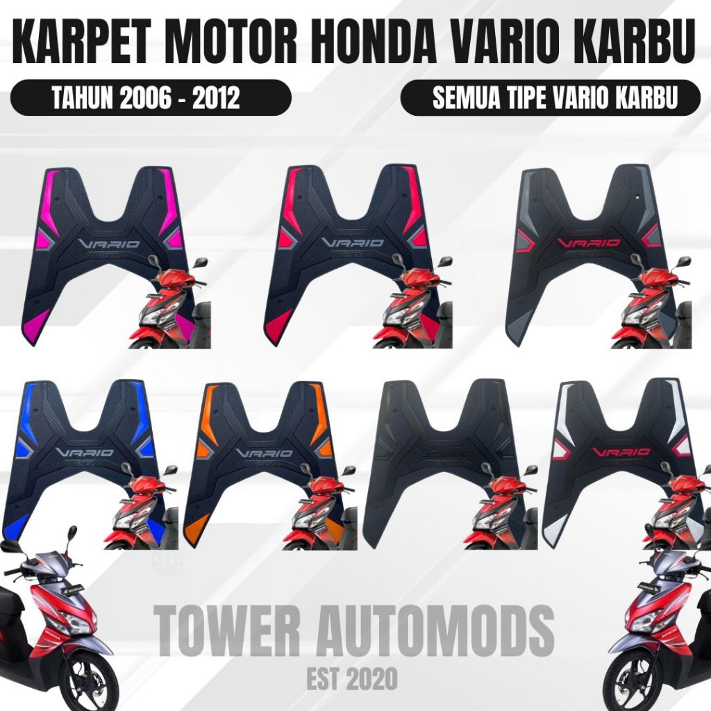 Jual Karpet Motor Vario Karbu / Karpet Motor Vario 110 / Karpet Motor ...