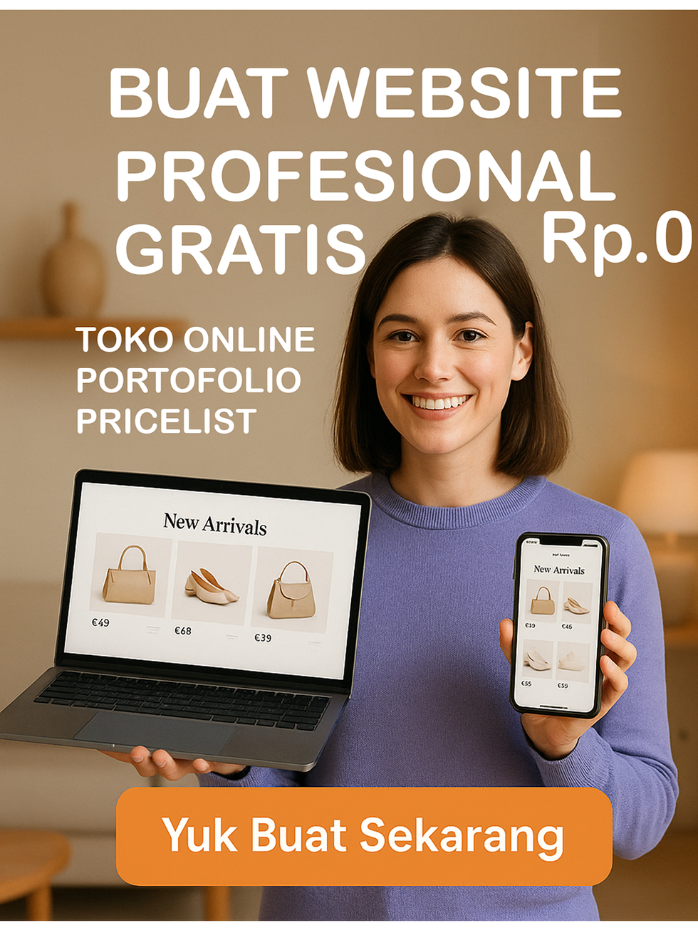 Jual Jasa pembuatan website profesional | Shopee Indonesia
