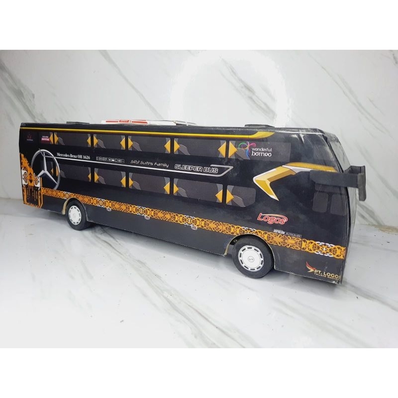 Jual Miniatur Bus Po Logos Sleeper bus | Shopee Indonesia