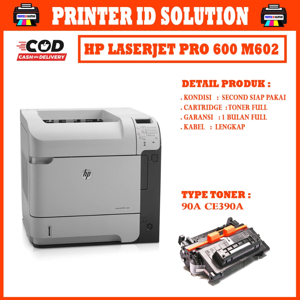 Jual Printer Hp Laserjet PRO 600 M602 m602n | Shopee Indonesia