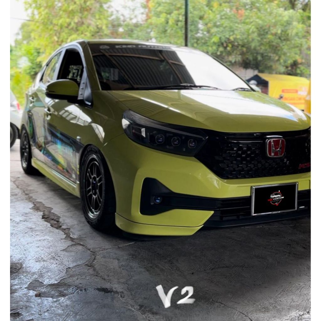 Jual winglet v2 honda brio 2017 2018 2019 2020 2021 2022 2023 2024 bumper bemper depan facelift ...