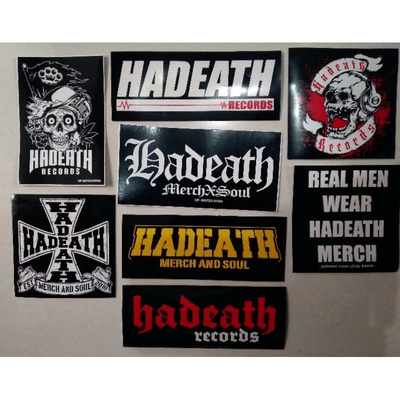 Jual stiker official hadeath 8 pcs / pack | Shopee Indonesia
