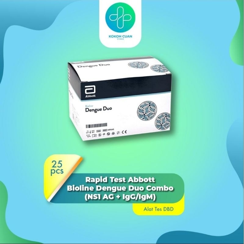 Jual Rapid Test Abbott Bioline Dengue Duo ( NS1 AG + IgG/IgM ) | Shopee ...