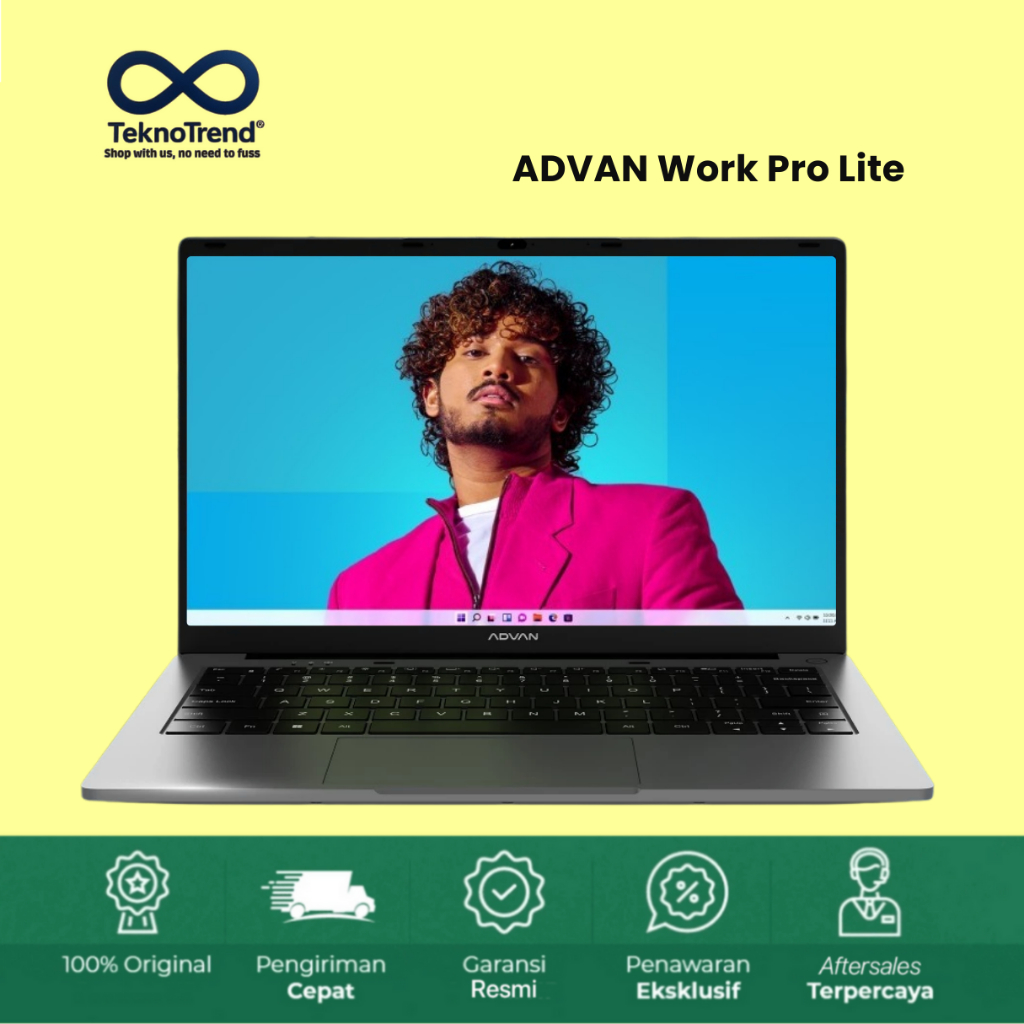 Jual ADVAN Laptop Workpro Lite Intel Core i5-1035G7 14”IPS FHD 8GB ...