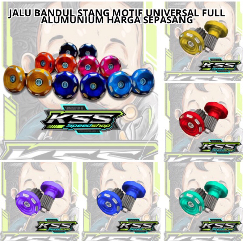 Jual Jalu Bandul Stang Motif Universal semua motor full alumunium ...
