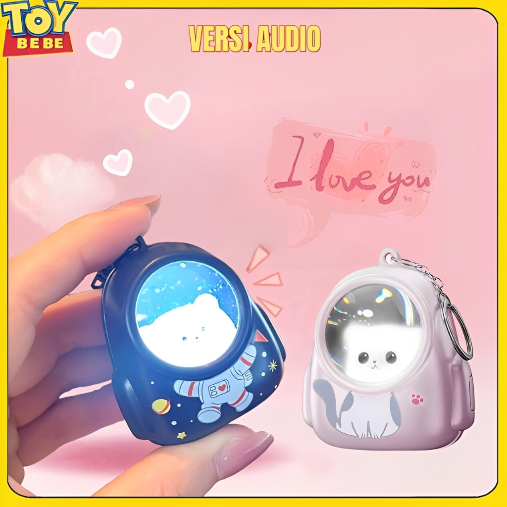 Jual TOYBEBE[Versi audio] Ready Versisuara I LOVE YOU Gantungan Kunci ...