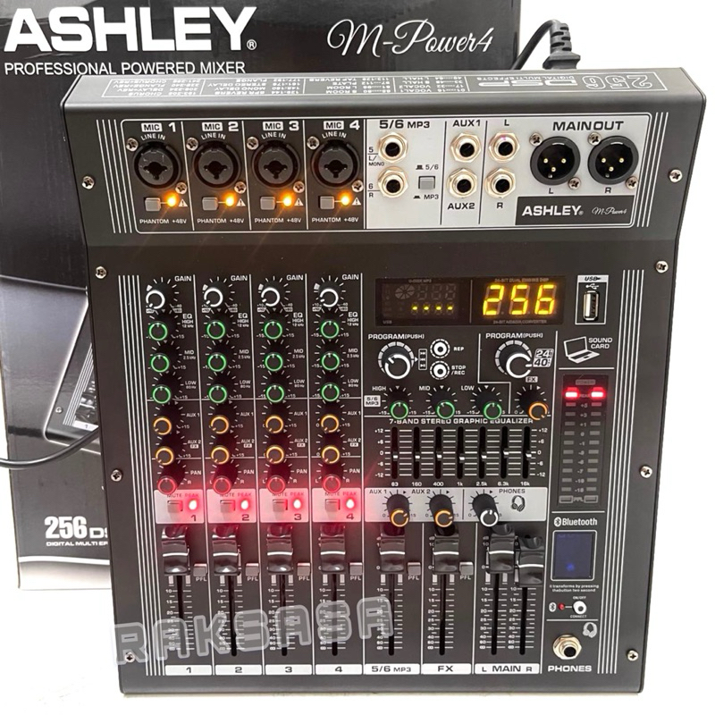 Jual Power Mixer Ashley M-power4 4channel Original Profesional Power Mpower4 Mpower 4 Mixing 4 ...