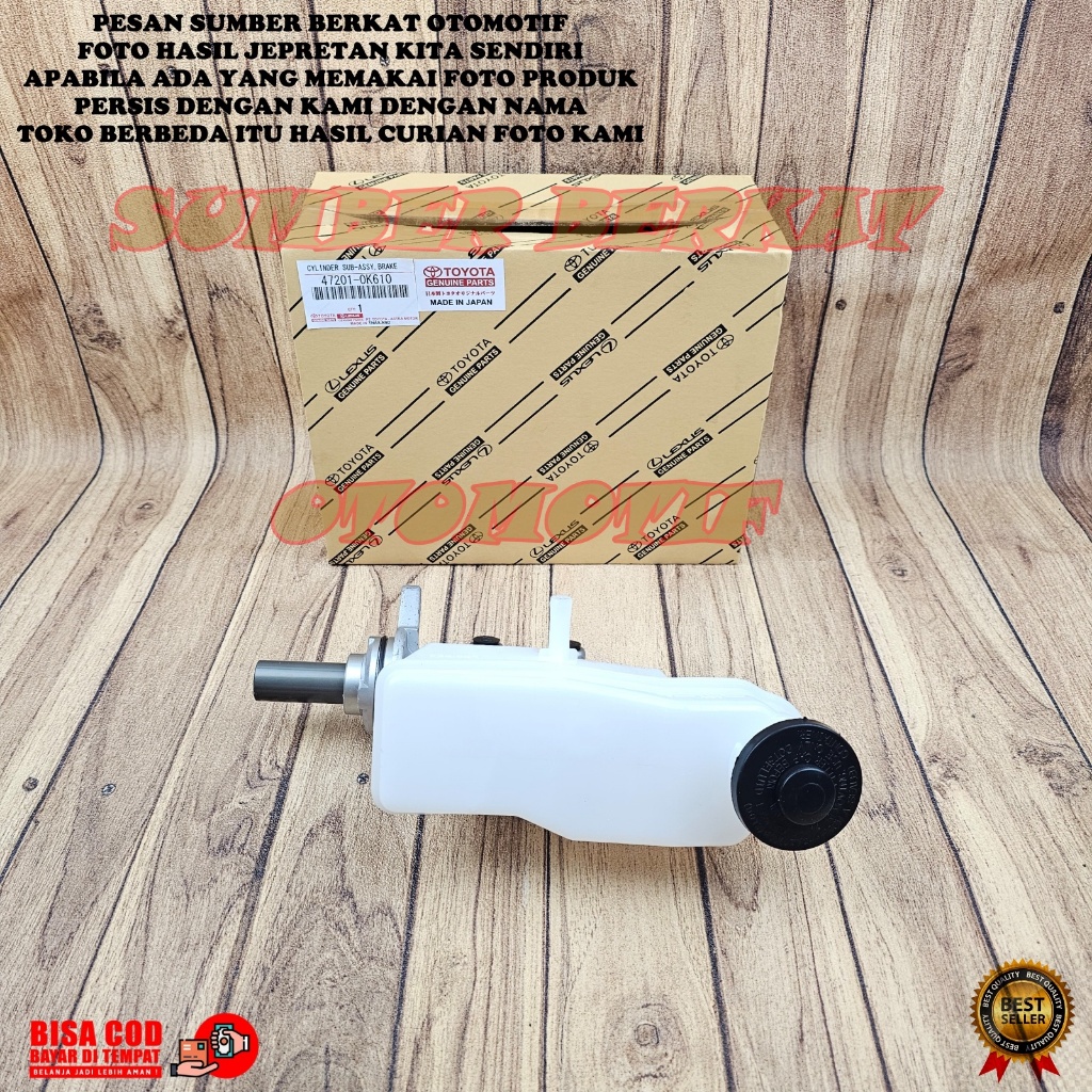 Jual BRAKE MASTER REM ATAS KOMPLIT TOYOTA HILUX REVO 47201-0K610 ...