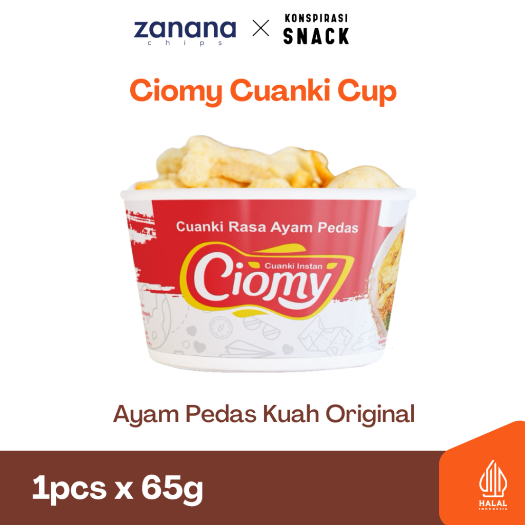 Jual Ciomy Cuanki Cup - Ayam Pedas Original 65g | Shopee Indonesia