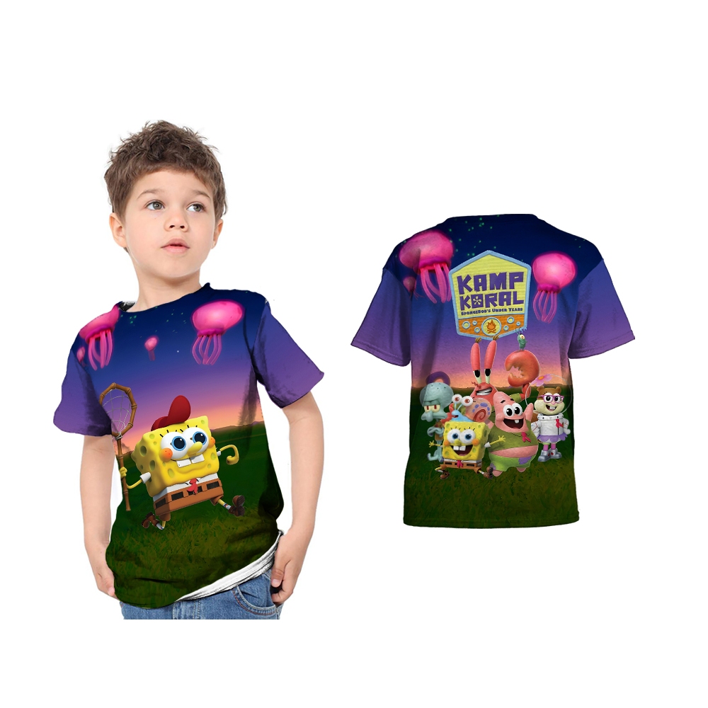 Jual Baju Kaos Tshirt Jersey Anak Kamp Koral SpongeBob Under Years ...