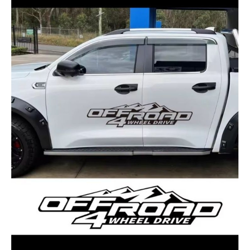 Jual CUTTING STICKER TERBARU OFF ROAD MOBIL HILUX, RANGGER, TRITON ...