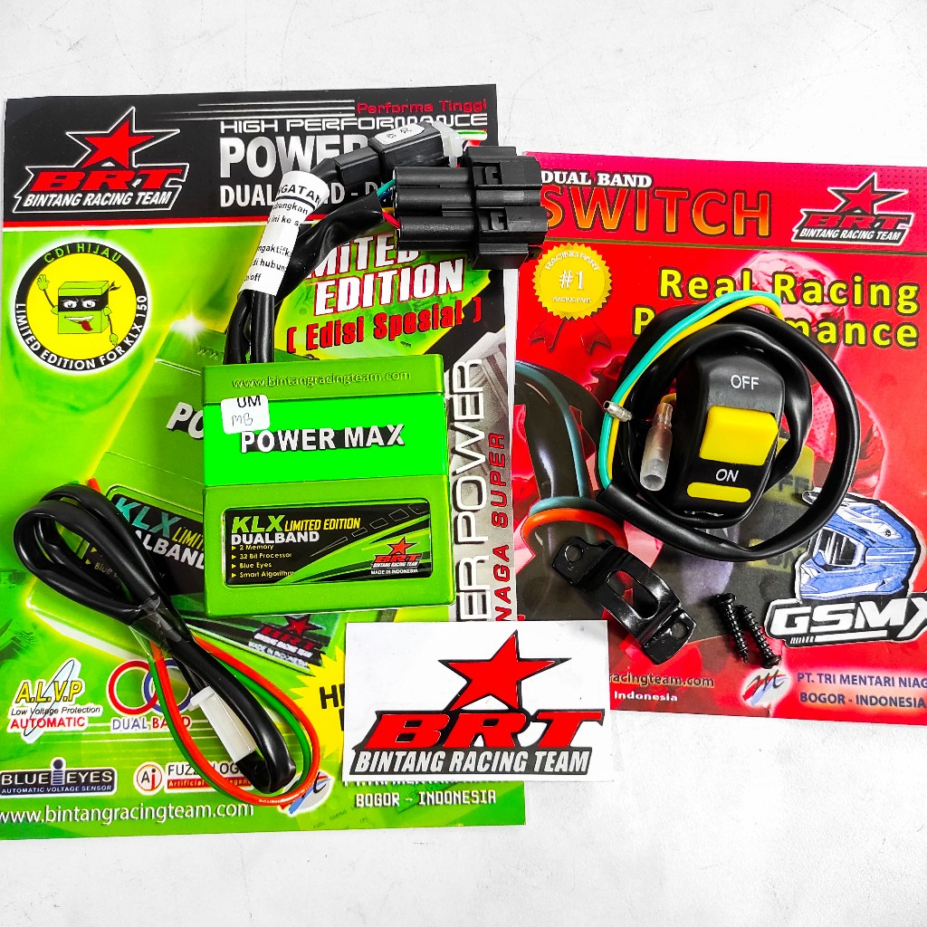 Jual CDI BRT HIJAU LIMITED EDITION GREEN KLX 150 DTRACKER 150 TR RK ...