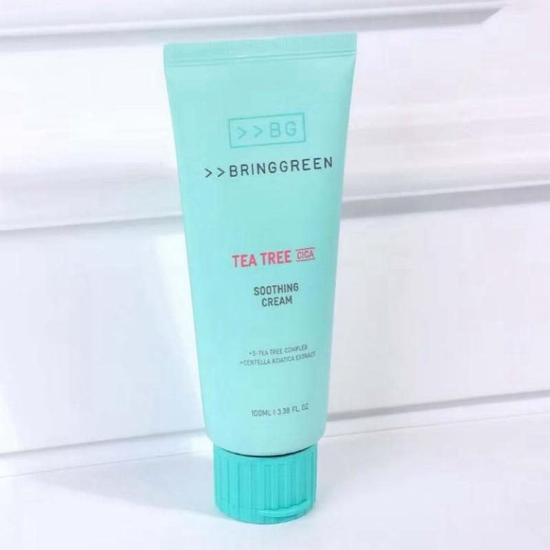 Jual Bring Green Tea Tree Cica Soothing Cream Plus Bringgreen 100ml ...