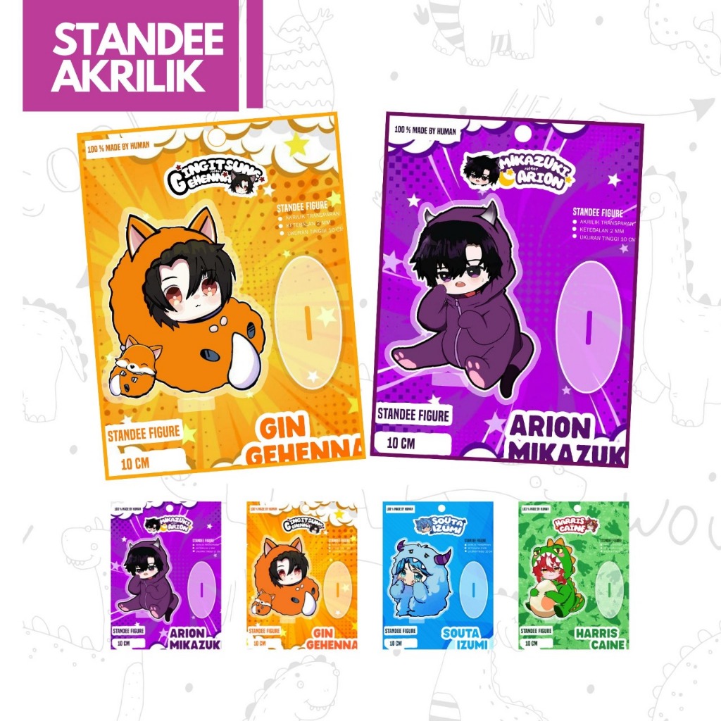 Jual OTS - STANDEE ACRYLIC / DISPLAY FOTO ANIME VTUBER SOL4CE KPOP ...