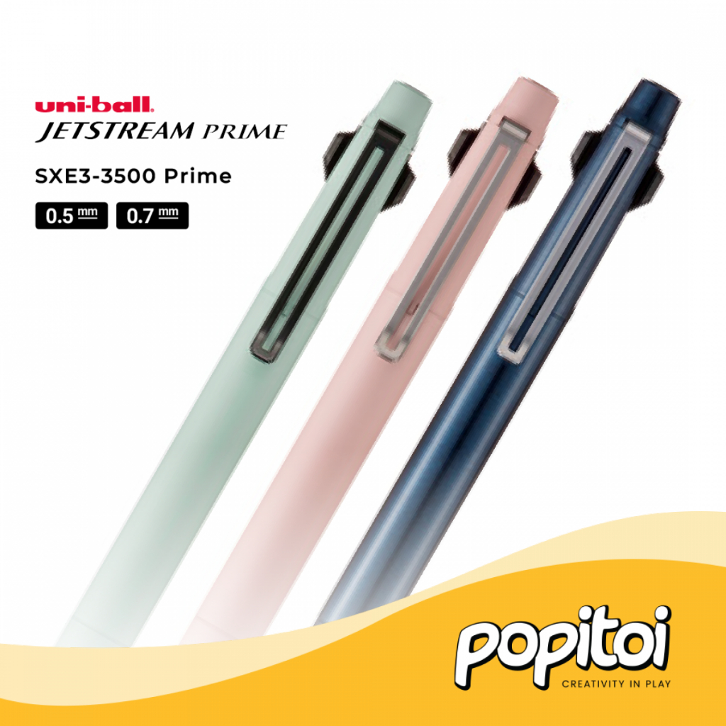 Jual UniBall Jetstream SXE3-3500 PRIME Ballpoint Pen 0.5 0.7 mm Pulpen ...