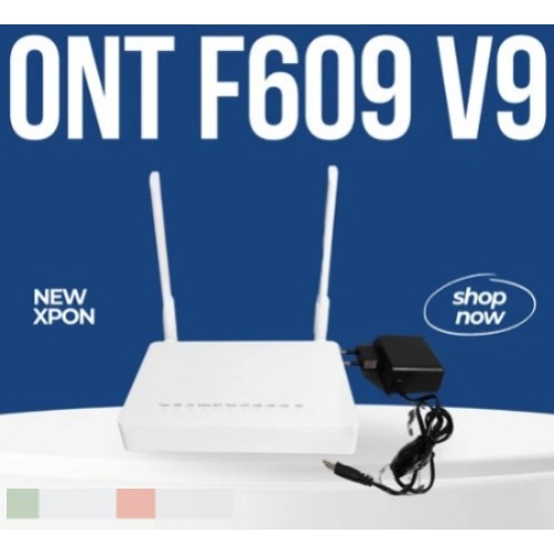 Jual MODEM F609 V9 XPON NEW PLUS ADAPTOR ZTE MODEM - GNB | Shopee Indonesia