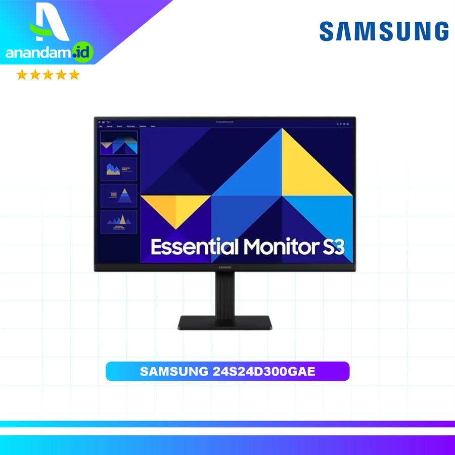 Jual Samsung S24D300 S3 24" FHD 100Hz 5ms Monitor LED LS24D300GAE ...
