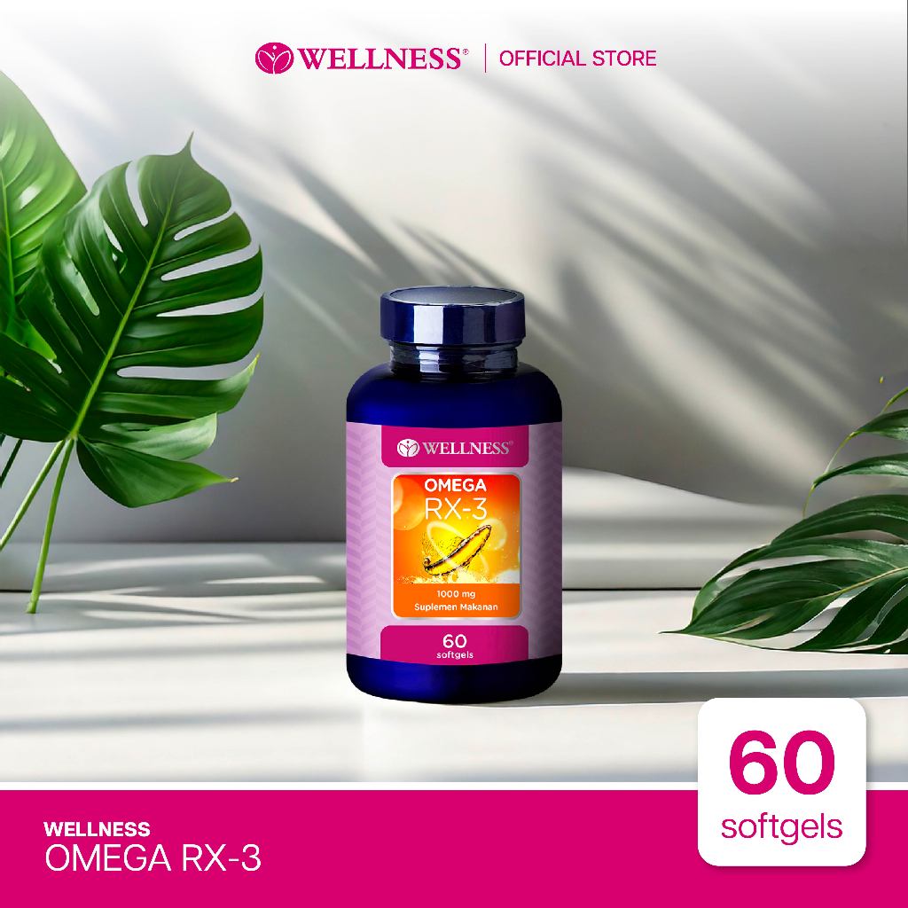 Jual Wellness Omega RX-3 - 60 Softgels | Shopee Indonesia