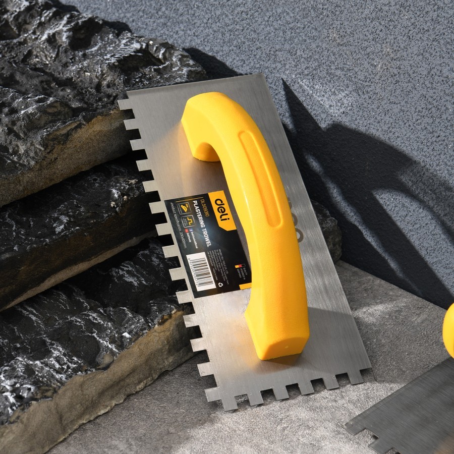 Jual Deli Roskam / Plastering Trowel / Raskam Gerigi 10 Inch / Alat ...